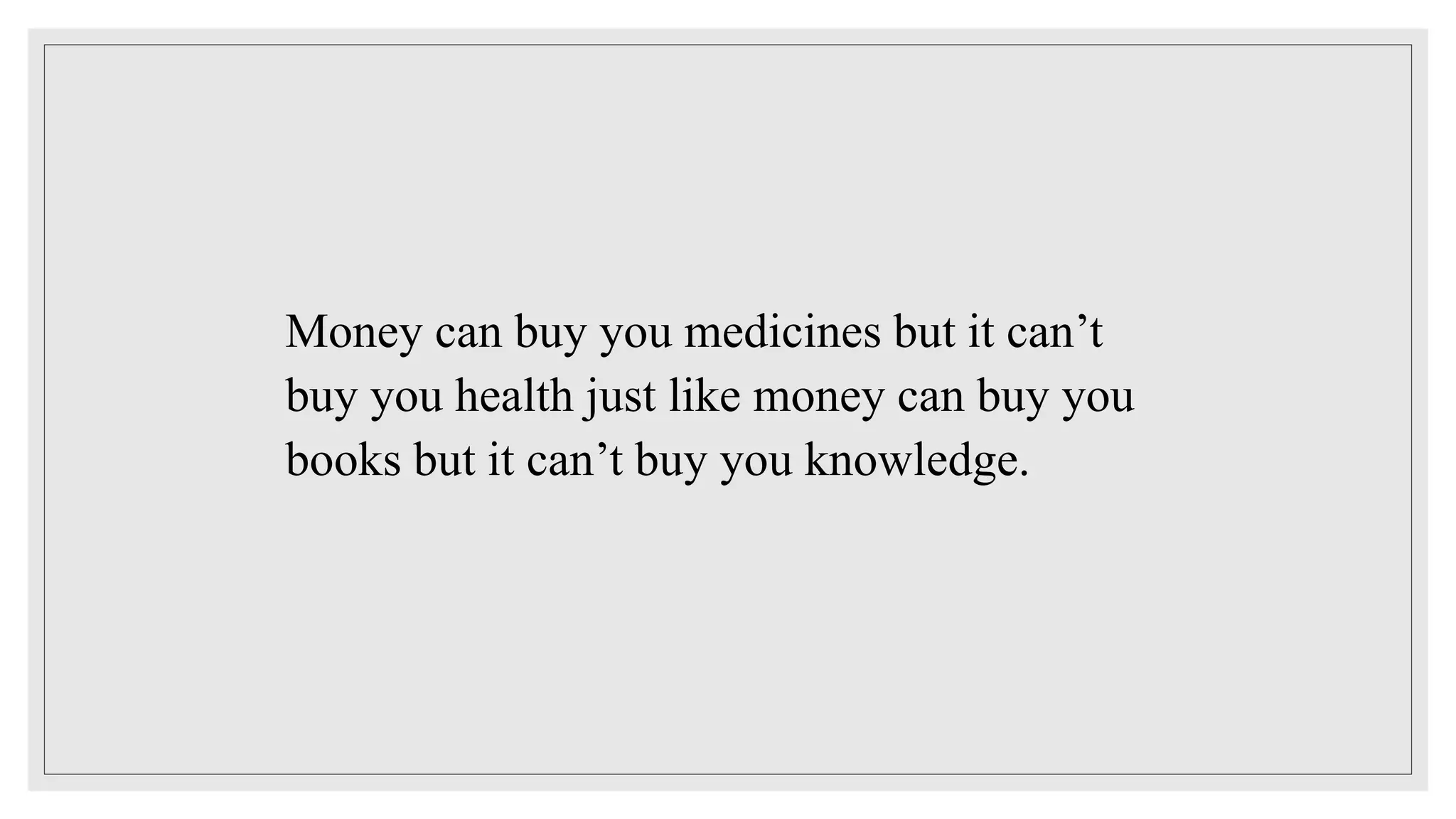 Health Vs Money.pptx