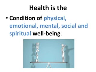 Health & Wellness - 5 Dimensions of health | PPTX