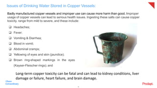 Health & wellness drinking water in copper | PPTX | Chemistry | Science