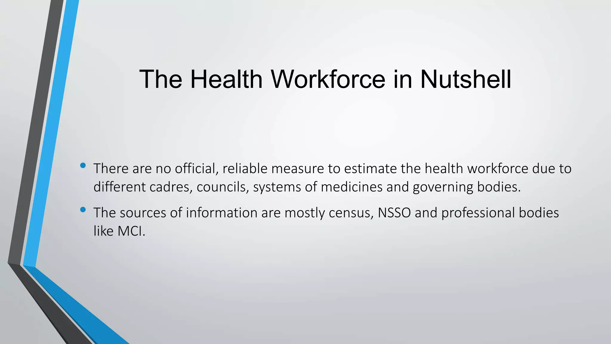 Health workforce in india | PPT