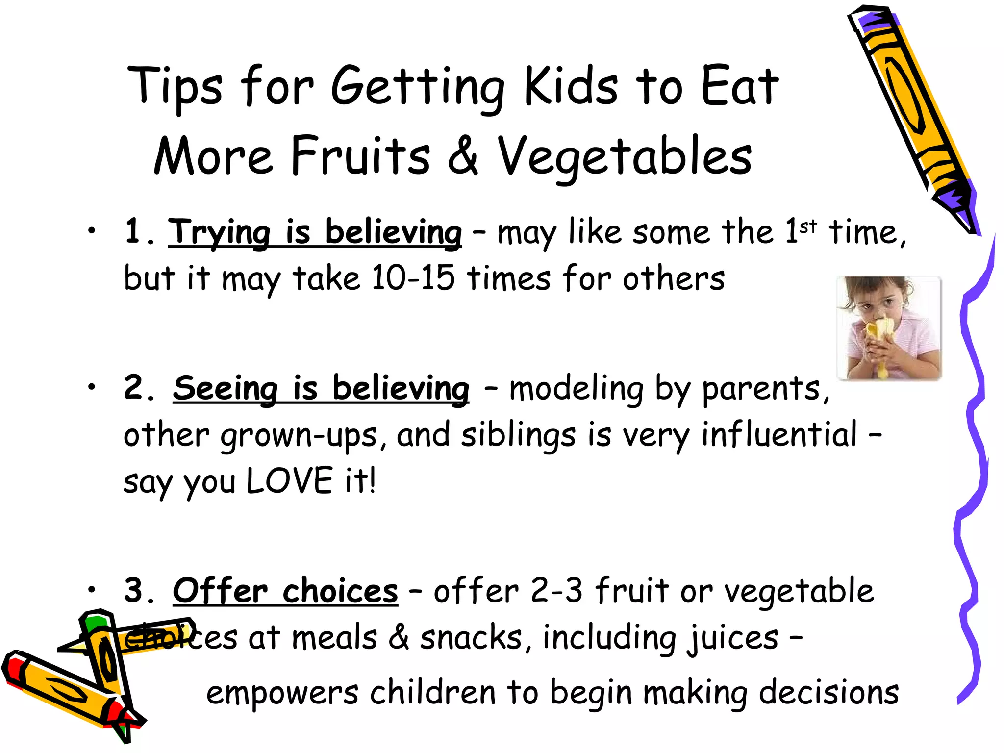 Healthy Eating for Preschoolers | PPT