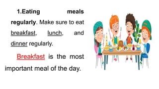 Healthy Eating Habits | PPTX