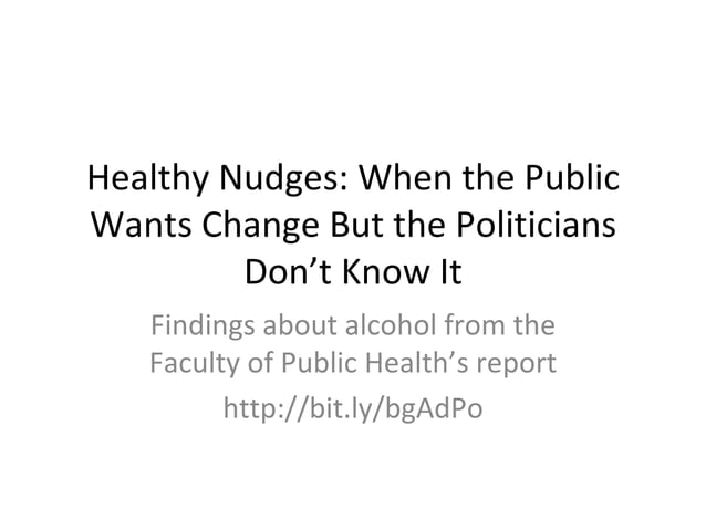 Healthy Nudges | PPT