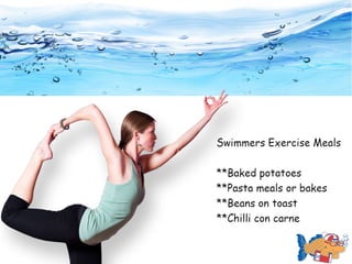 Healthy Advice For Swimmers To Improve Performance | PPT