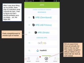 Healthy 365 user teardown | PPT