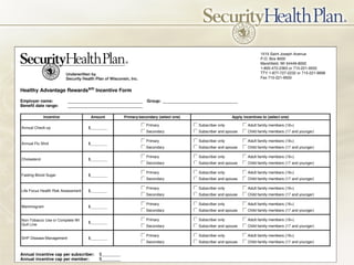 Healthy Advantage Rewards | PPT