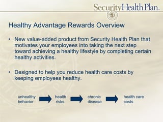 Healthy Advantage Rewards | PPT