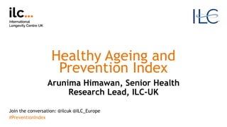 Healthy Ageing and Prevention in Europe | PPTX