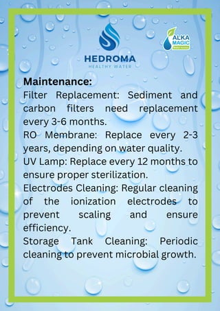 HEALTHY ALKA LINE.pdf alkaline water production plant details | PDF