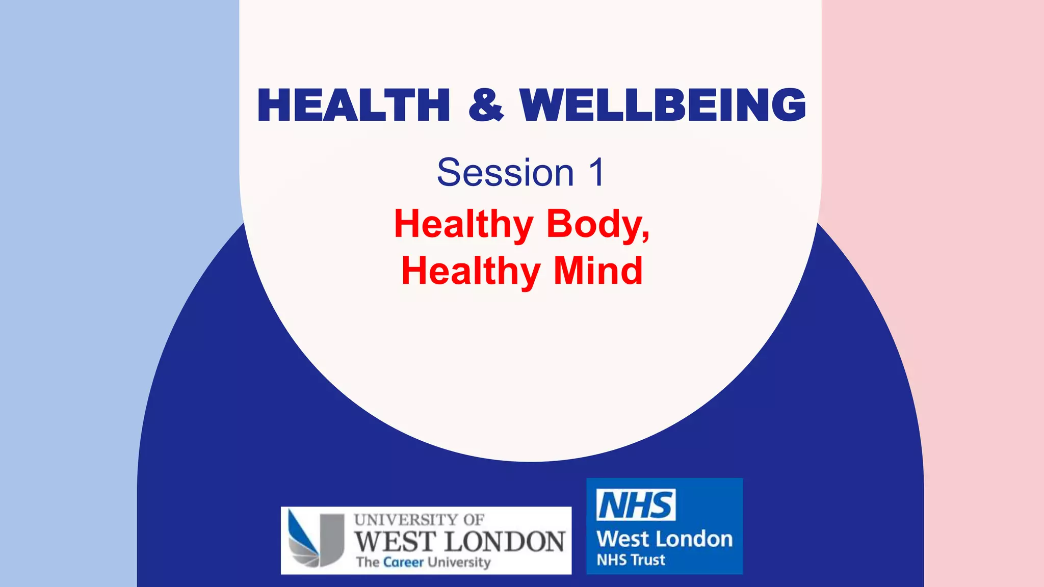 Healthy Body Healthy Mind | PPTX