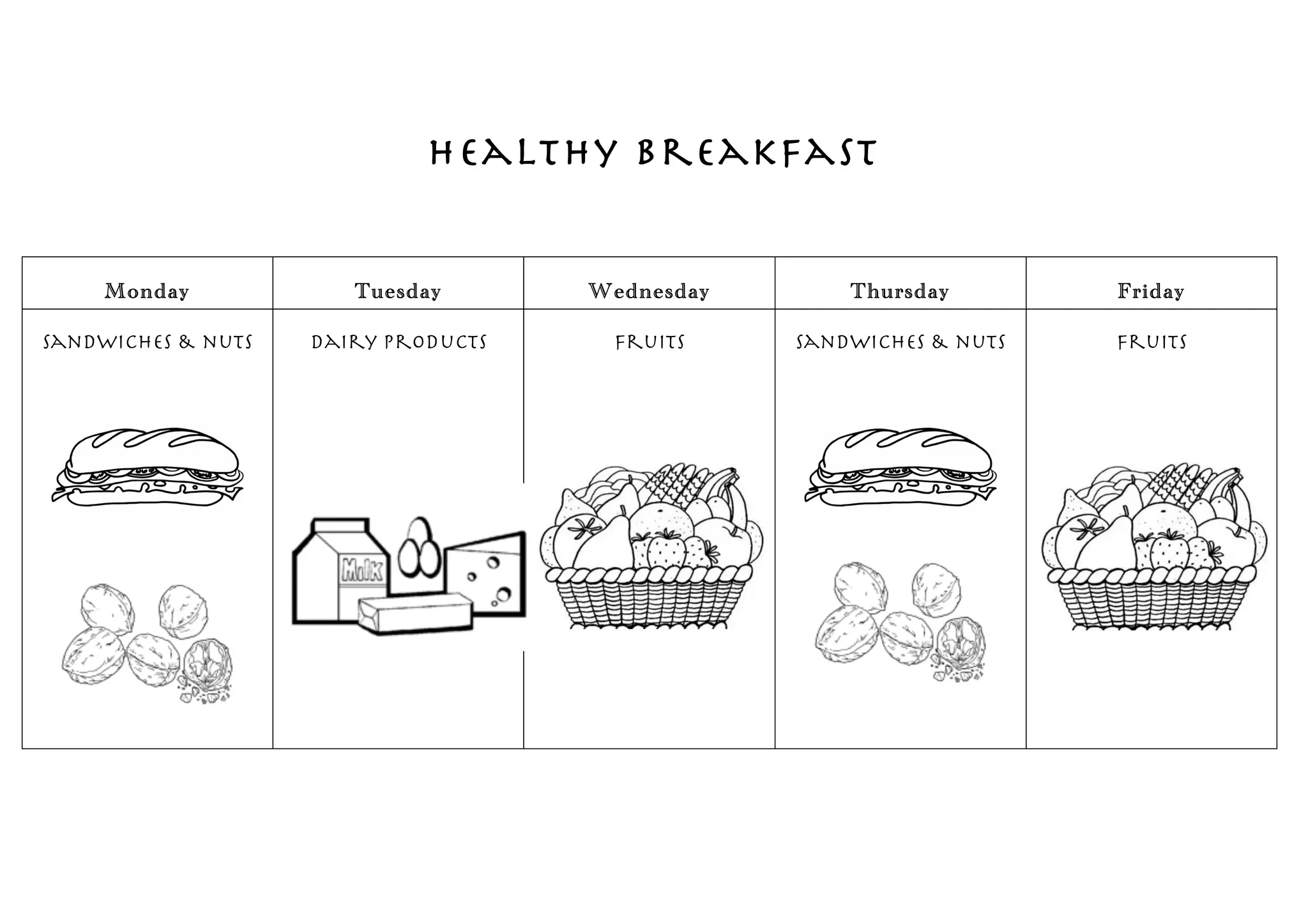 Healthy breakfast | PDF