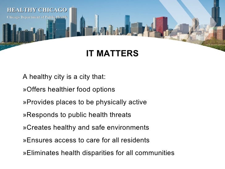 Healthy Chicago Update- April 2012