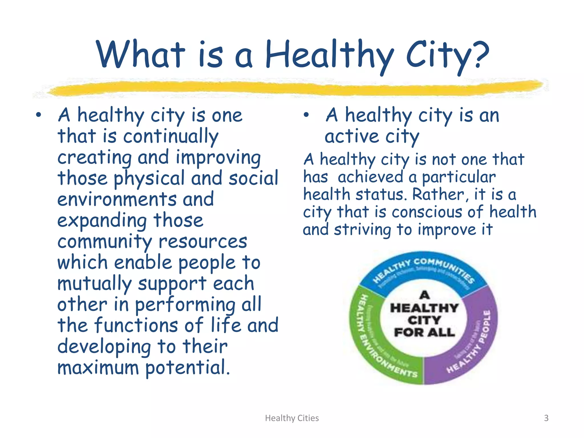 Healthy Cities | PPTX