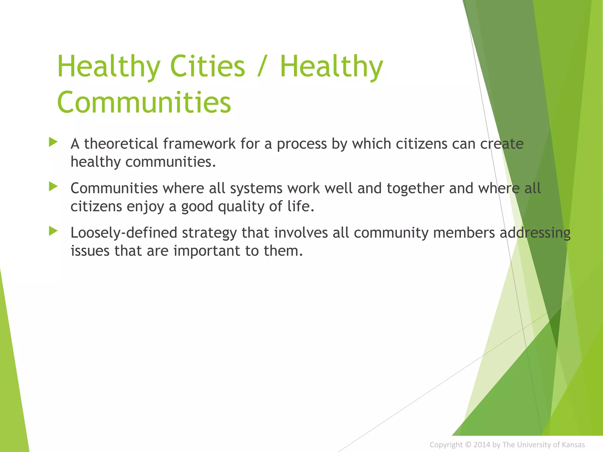Healthy community design | PPT
