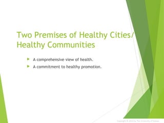 Healthy community design | PPT