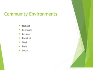 Healthy community design | PPT