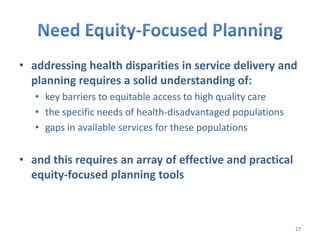 Health Equity Impact Assessment Workshop: Healthy Connection | PDF