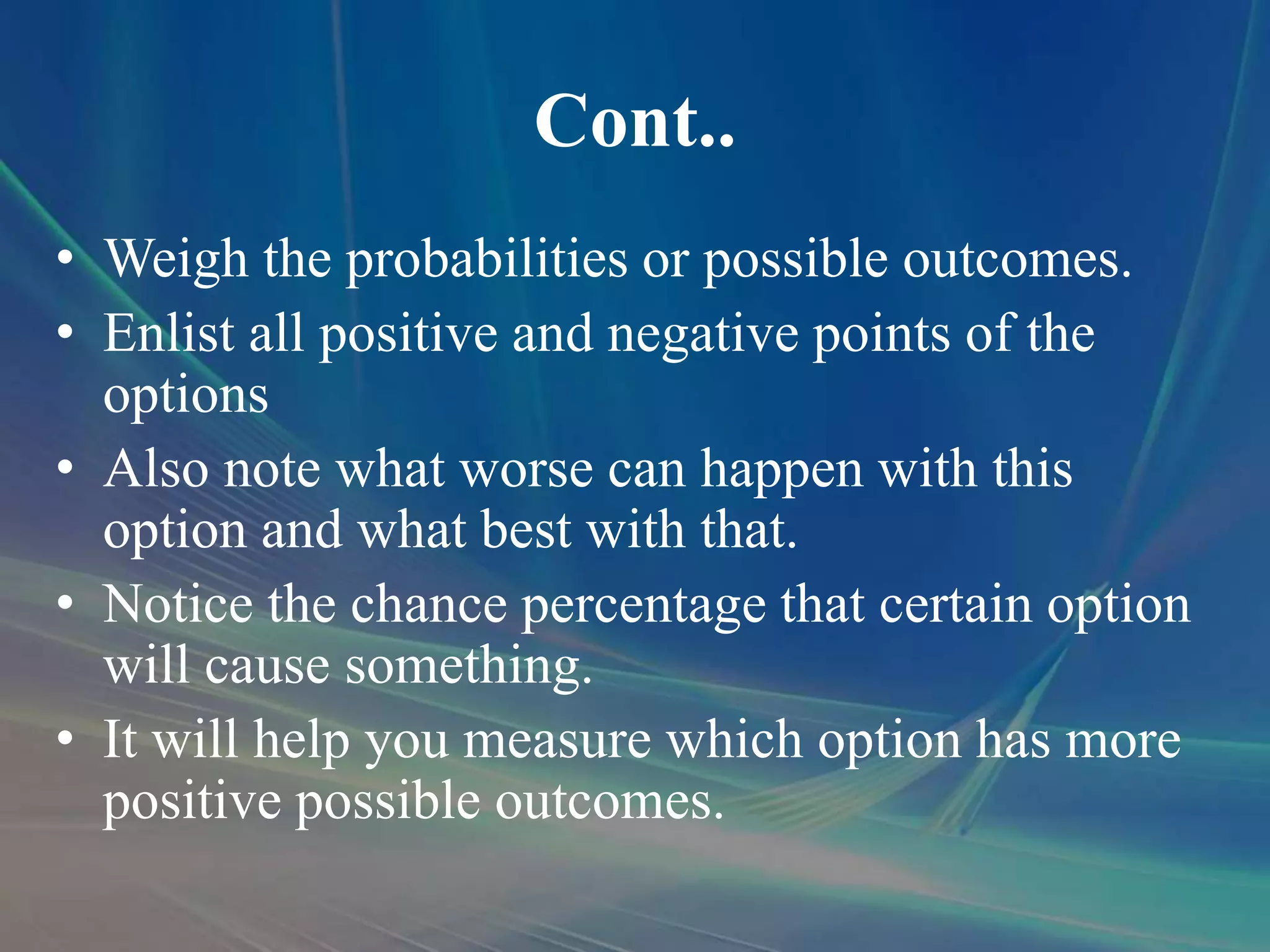 Healthy decision making | PPTX