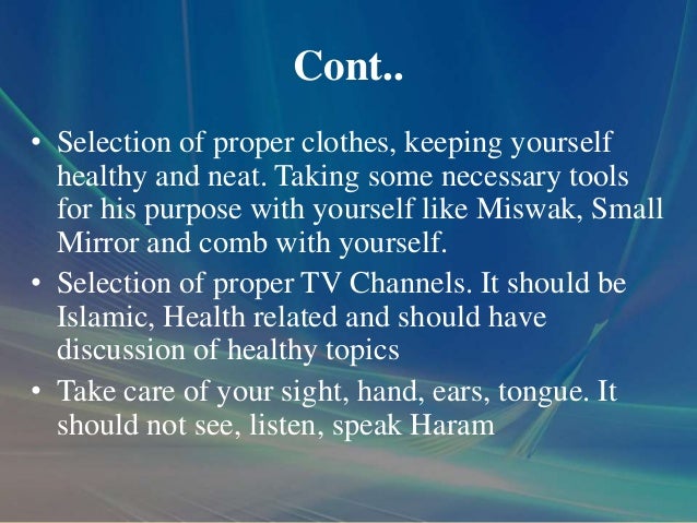 Healthy decision making