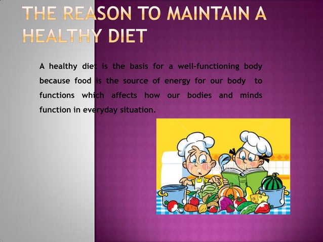 Healthy diet | PPT