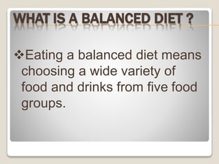 Healthy eating | PPTX