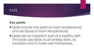 Healthy diet.ppt. for year 8 science or grade 7 | PPTX