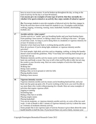 Healthy diet plan Unit 2 teen curriculum | PDF