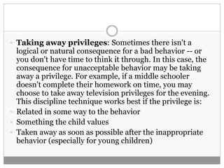 Healthy discipline | PPTX