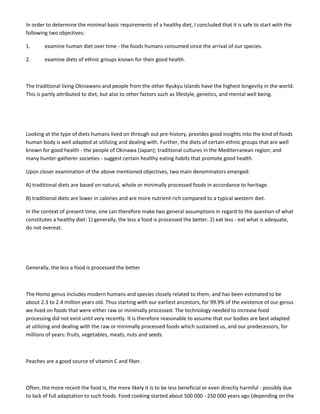 Healthy eating | PDF