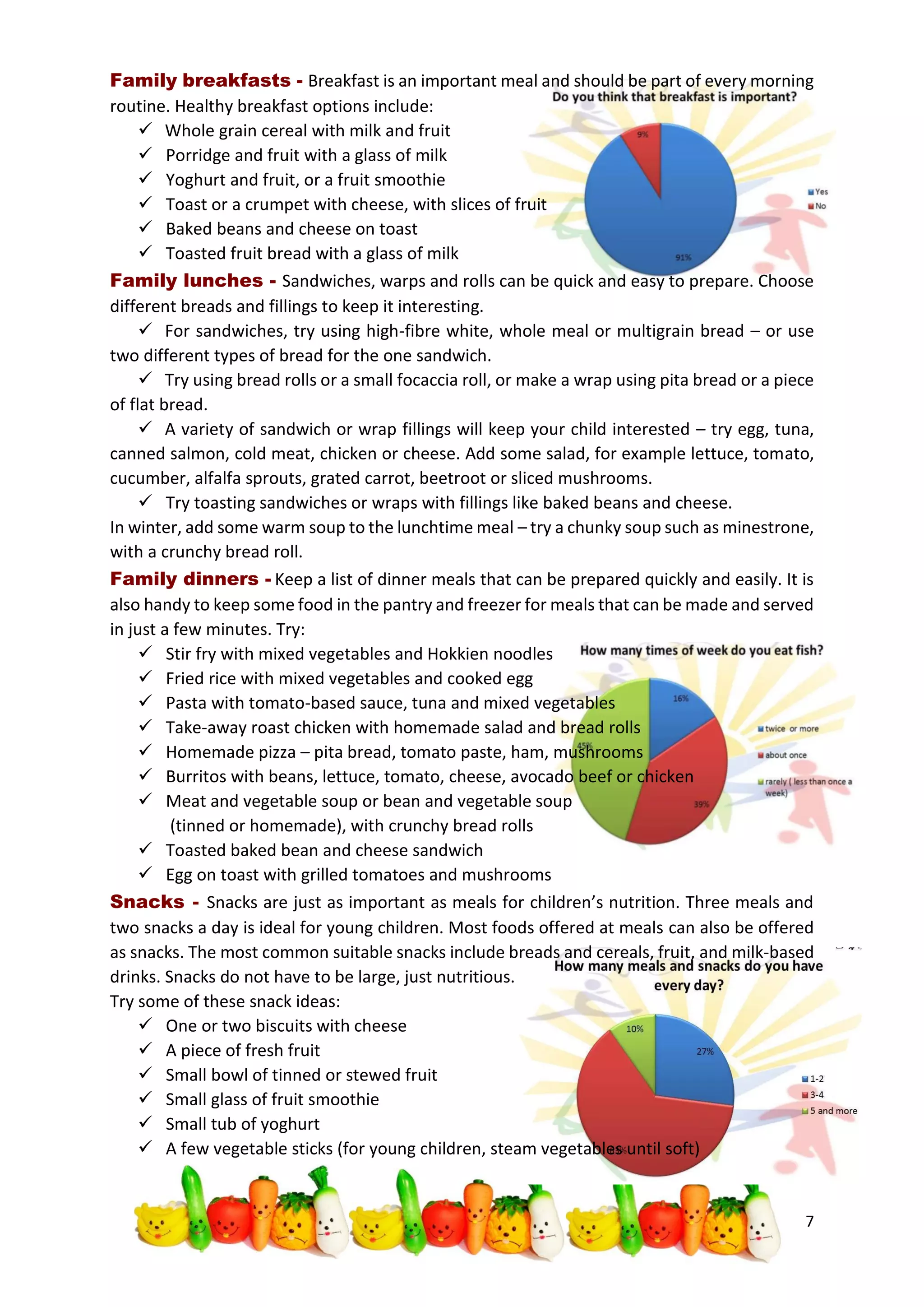 Healthy eating booklet-project games | PDF