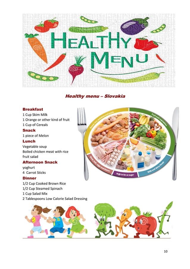 Healthy eating booklet-project games | PDF