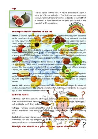 Healthy eating booklet-project games | PDF