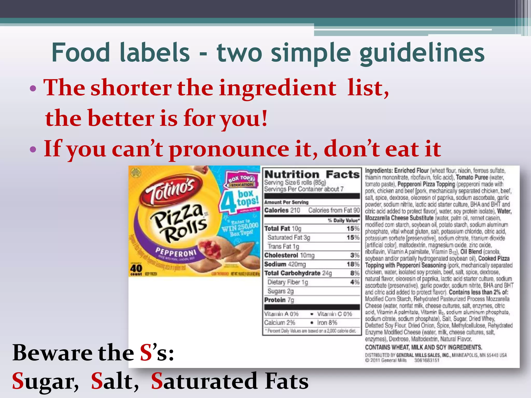 Healthy Eating Behaviors Ppt