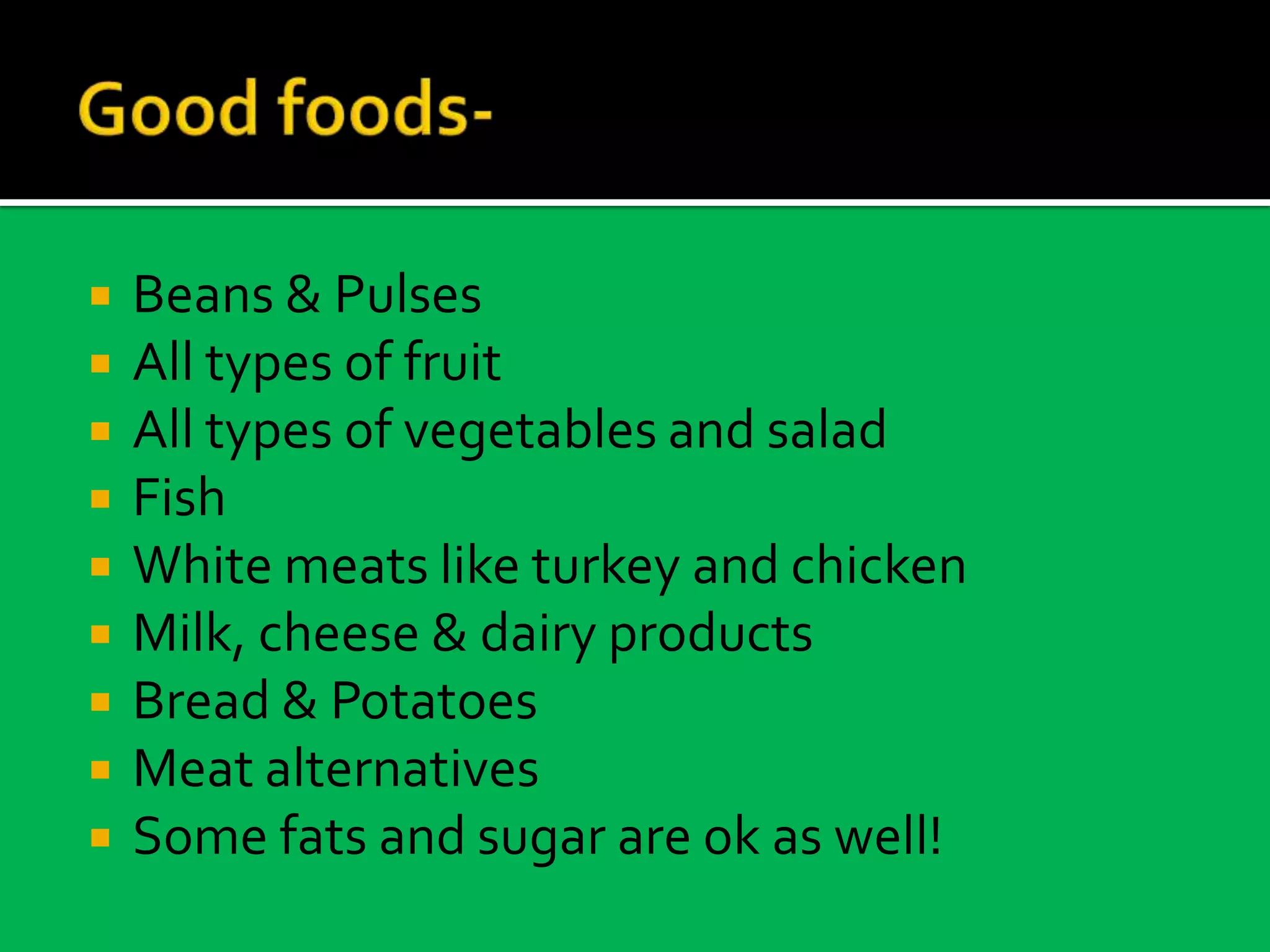 Healthy eating for schools | PPTX