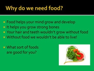 Healthy eating for schools | PPTX