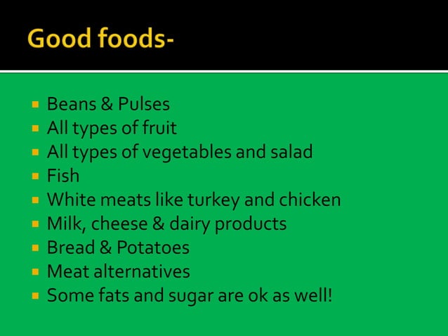 Healthy eating for schools | PPTX