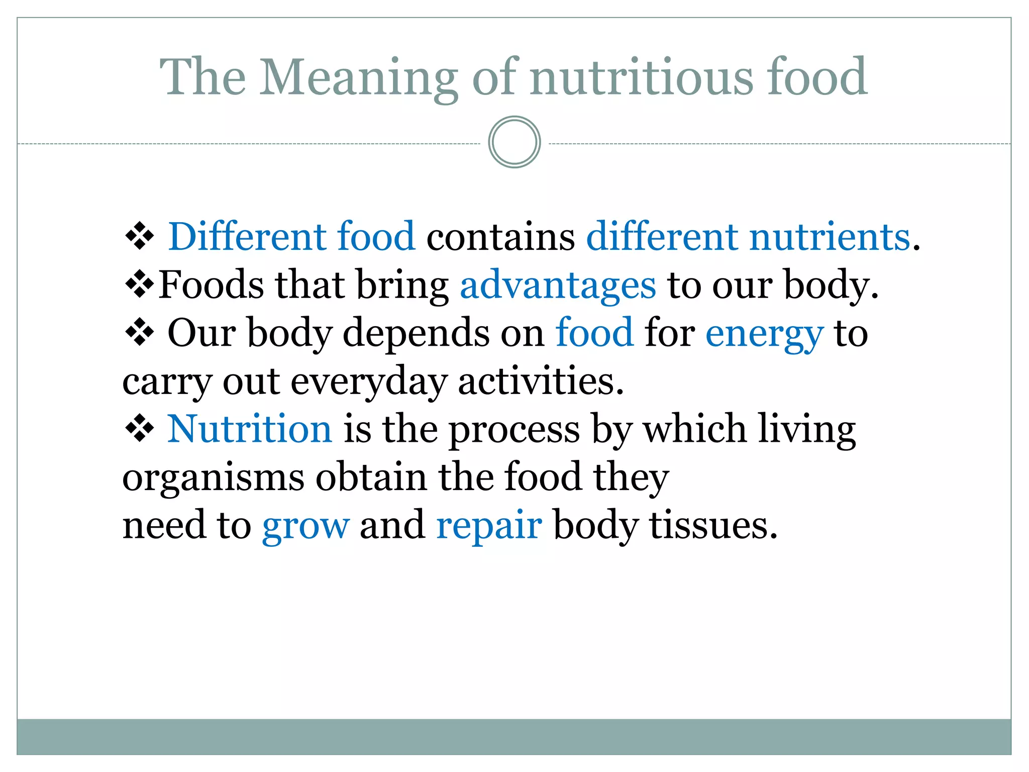 Healthy eating habits | PPTX