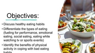 Healthy eating habits | PPTX