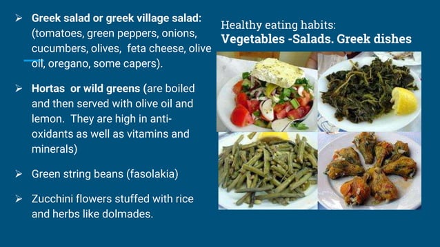 Healthy eating habits in our traditional cuisine | PPT