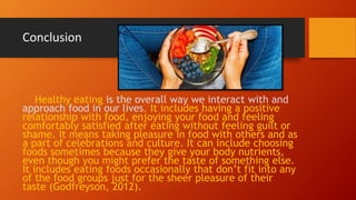 Healthy eating | PPTX