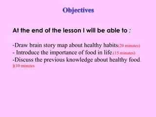 Healthy eating lesson 1 | PPT