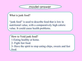 Healthy eating lesson 3 | PPT