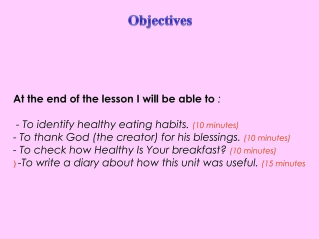 Healthy eating lesson7 | PPT