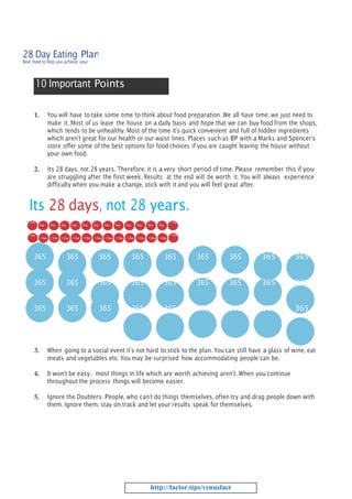 Healthy eating on the run 28 day eating plan | PDF