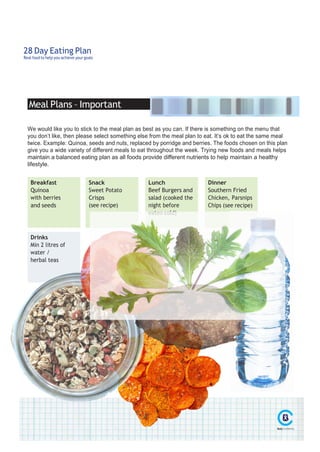 Healthy eating on the run 28 day eating plan to lose weight and get ...