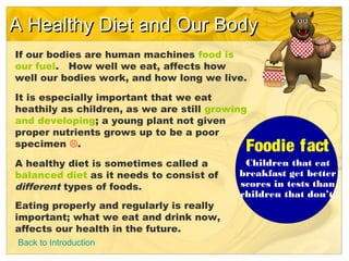 Healthy eating sc | PPT
