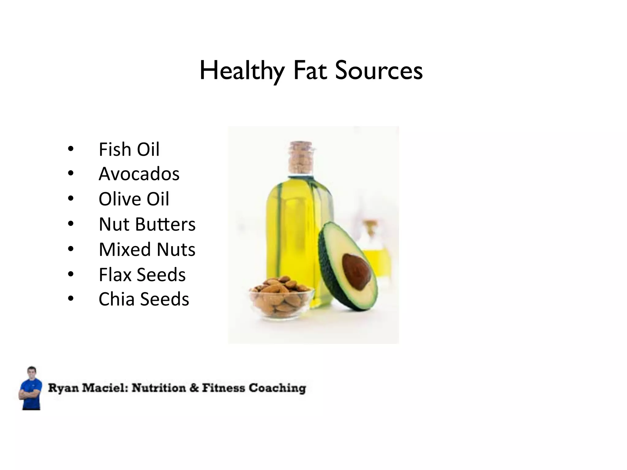 Healthy fats cheat sheet | PPT