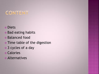 Healthy Food | PPTX