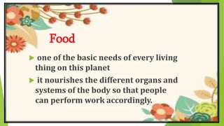 Healthy Food and Body | PPTX