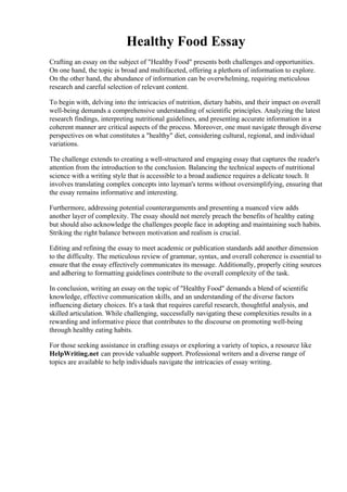 Healthy Food Essay.pdf